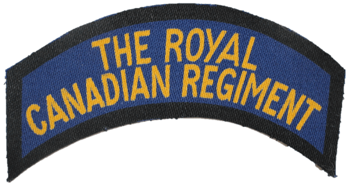 Shoulder Titles of The Royal Canadian Regiment | CSMMI MILART